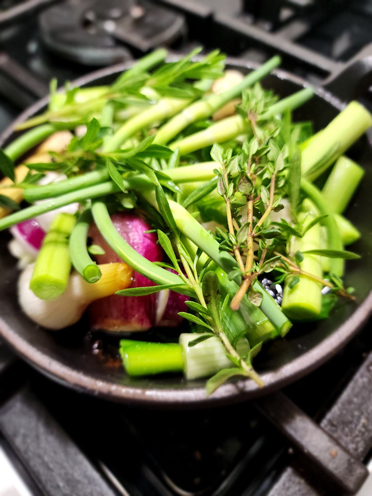 Roasted Spring Alliums – Three Sisters Garden